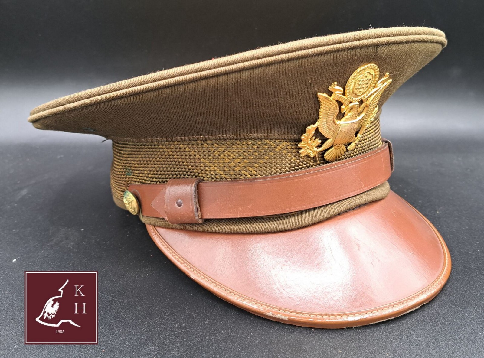 US ARMY OFFICER - Crusher cap - Karl Häuser