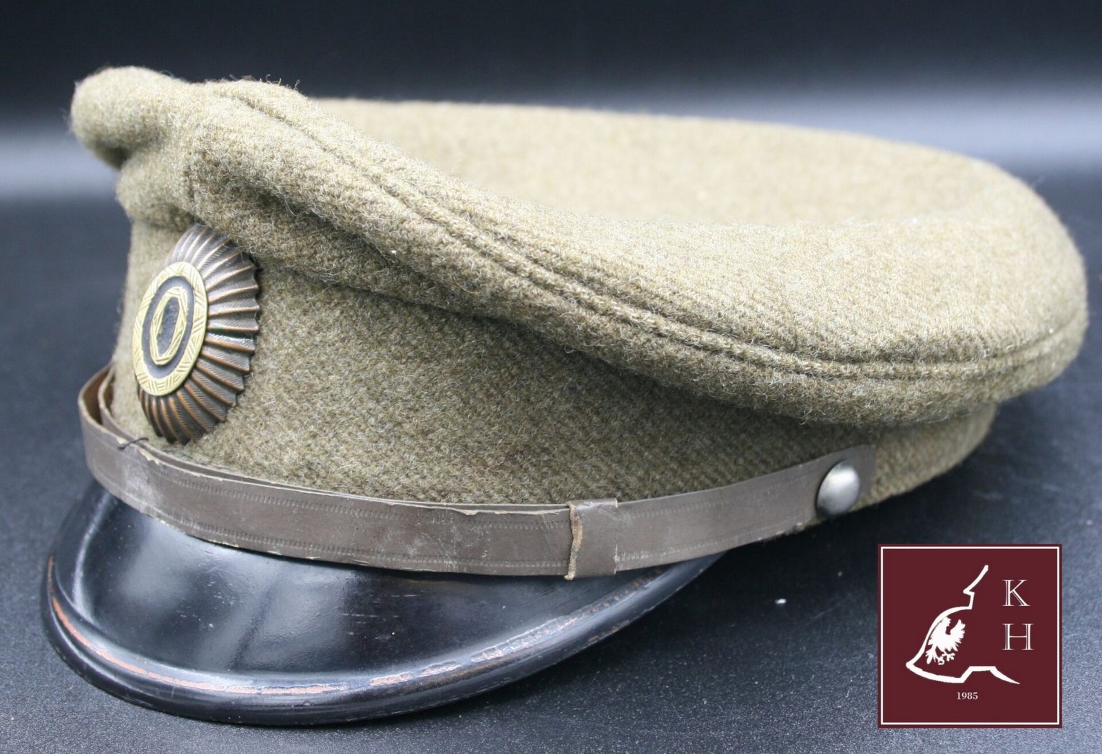 RUSSIAN IMPERIAL ARMY OFFICER VISOR CAP - FIRST WORLD WAR - Karl Häuser