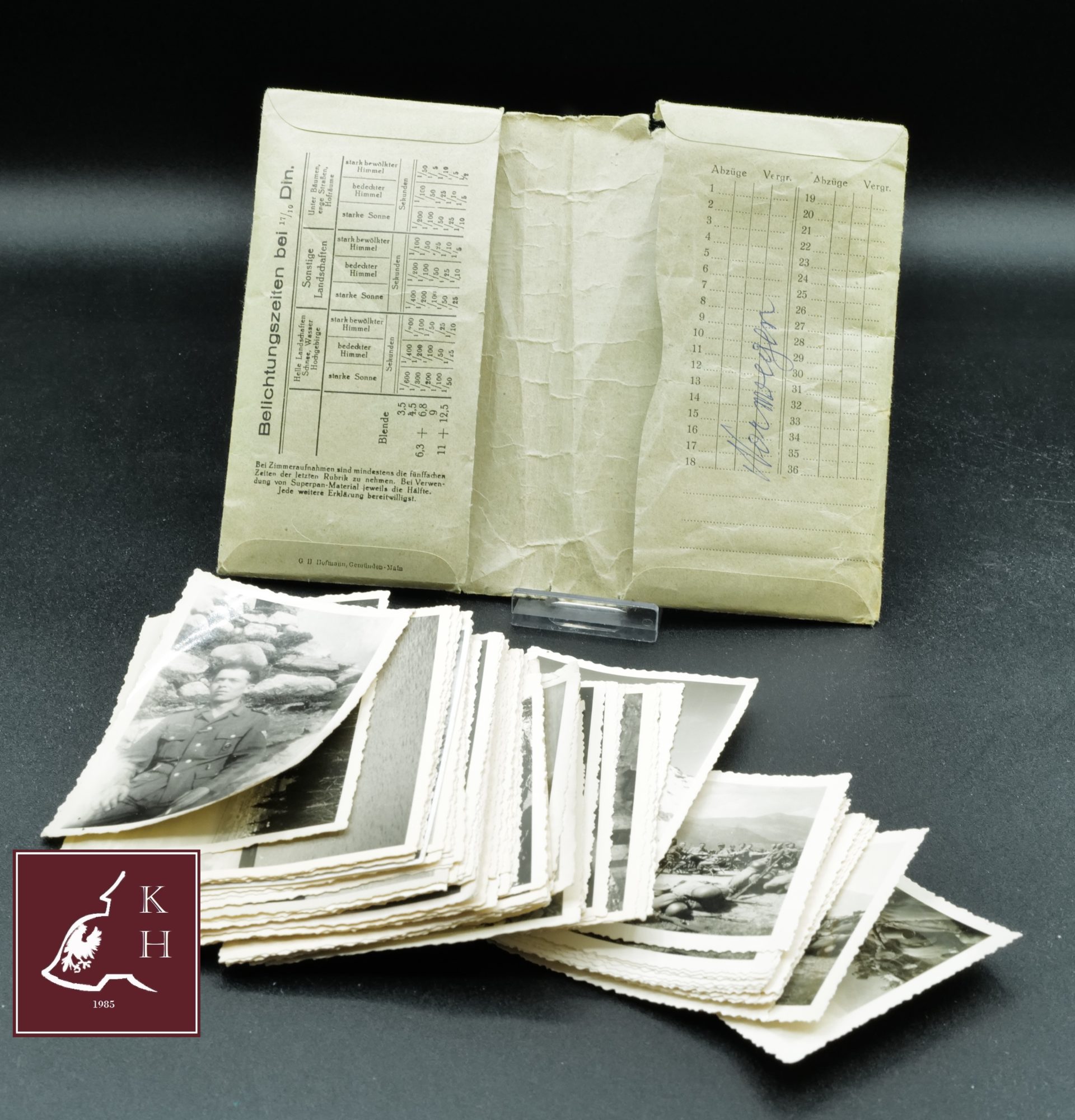 Lot of 77 photos from the family of a Heer soldier - winter war - Karl ...