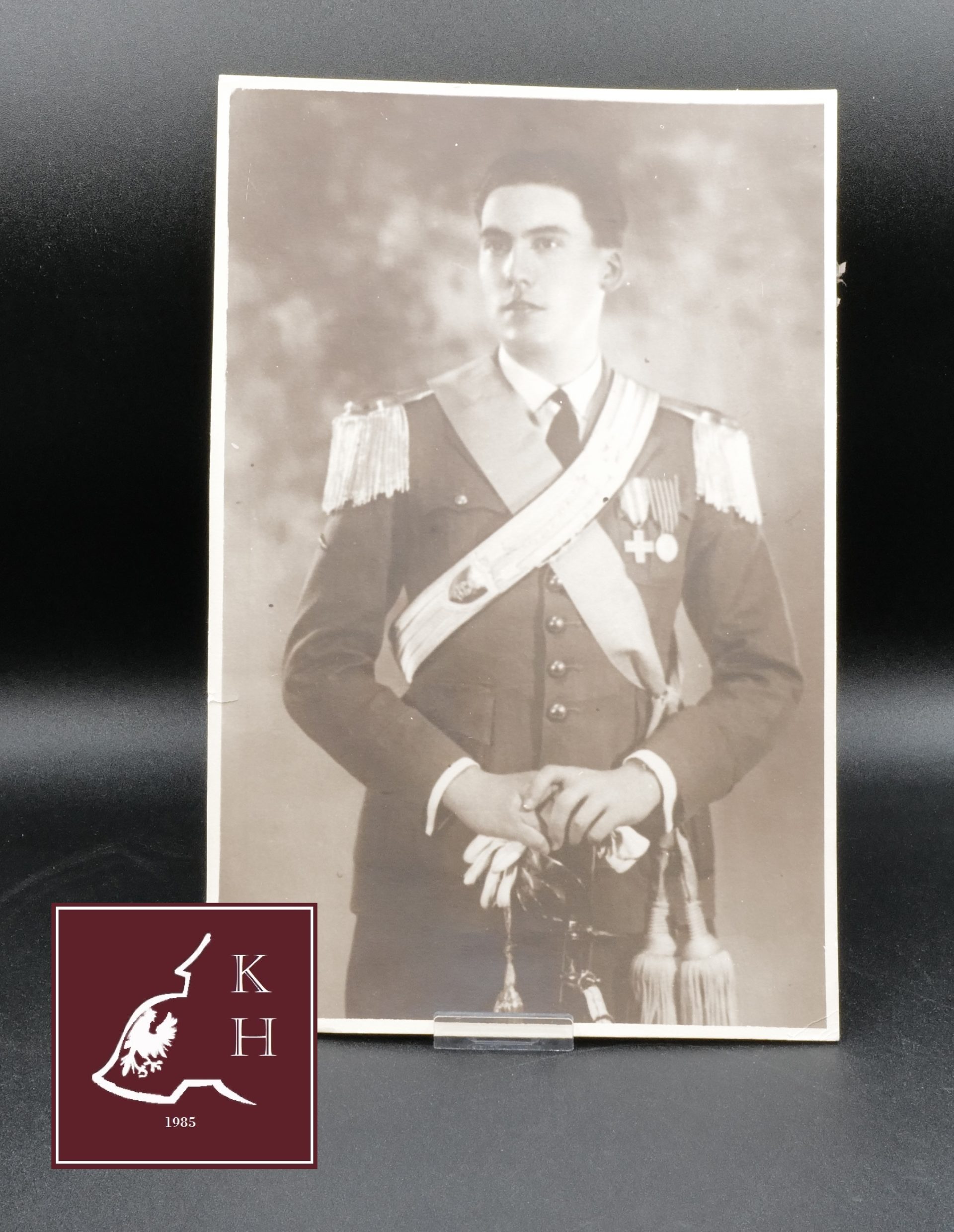 Picture of an italian Officer in parade uniform - second world war ...