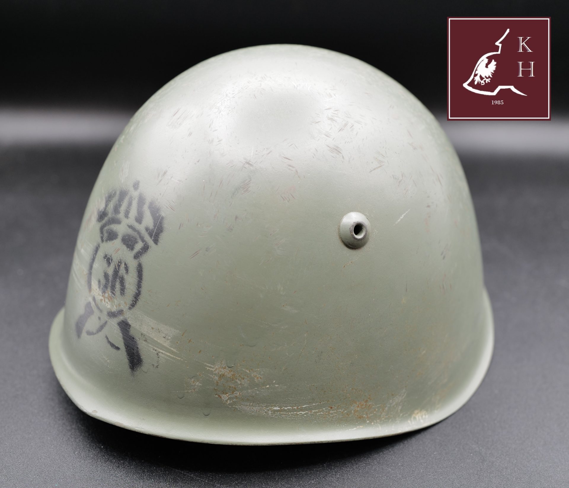 Italian M33 Helmet with 36° Infantry Regiment painted badge - Italian ...
