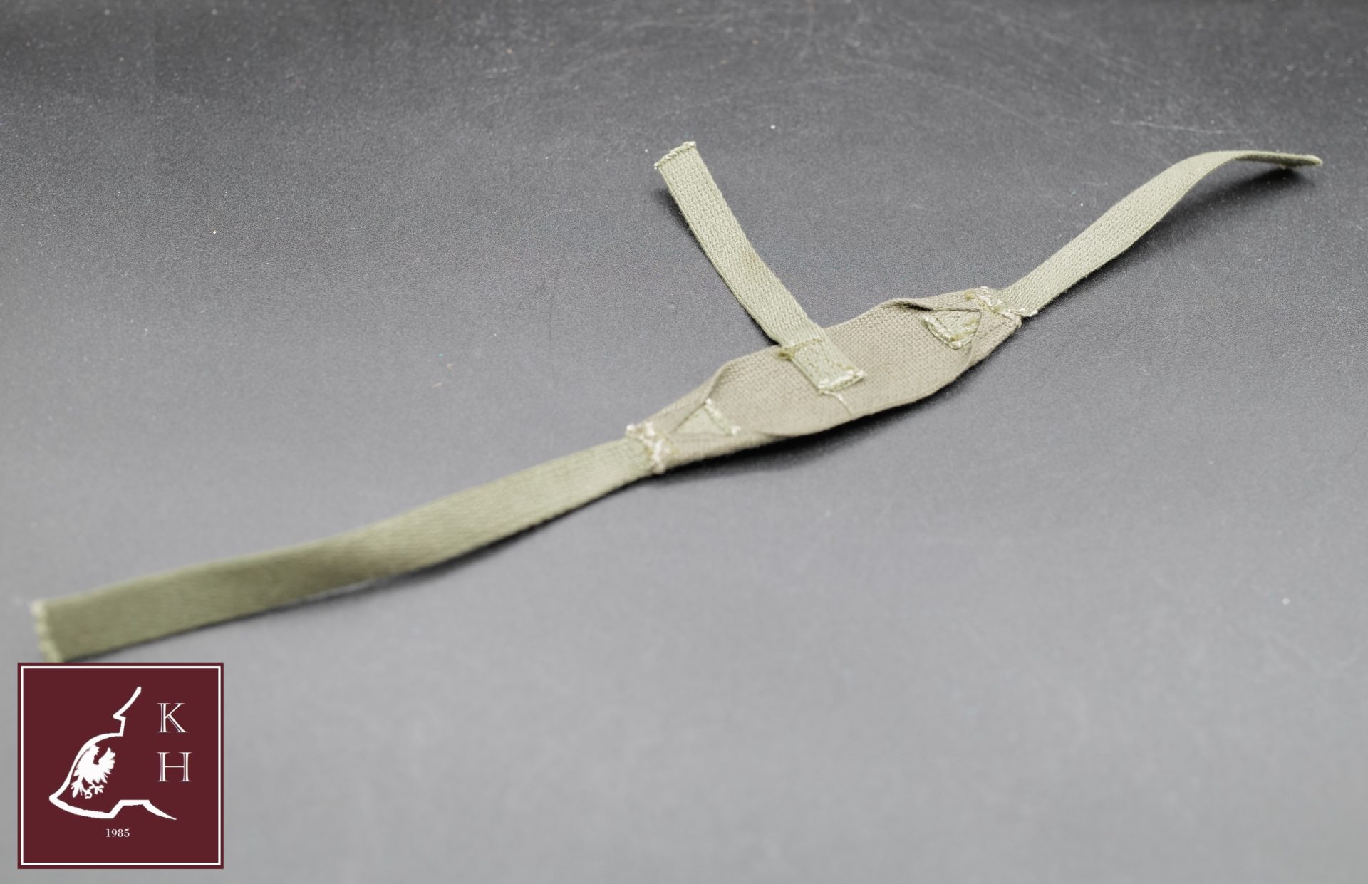 US Vietnam Era M1 Helmet neck band Cotton Webbing OD Green - Karl Häuser