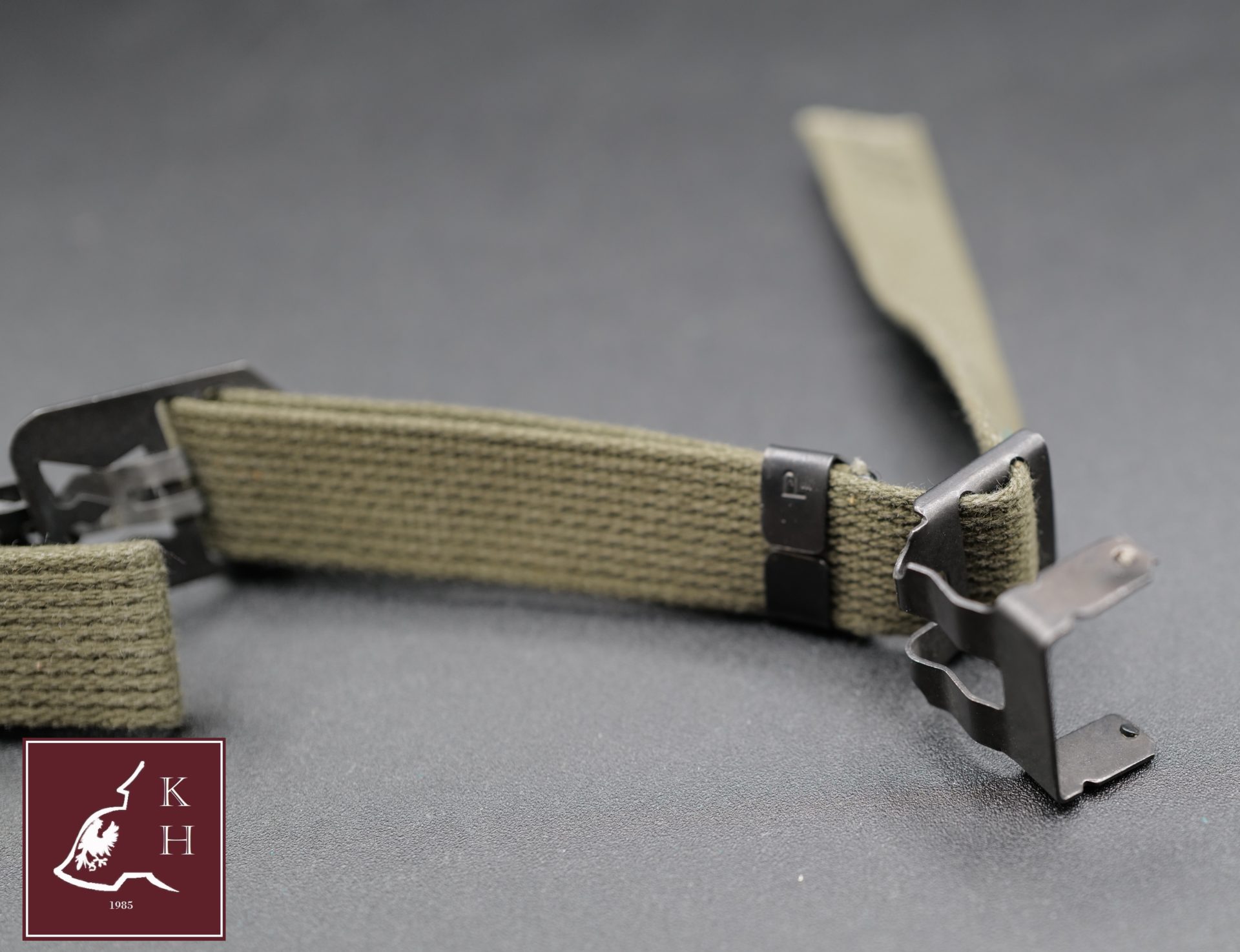 US Vietnam Era M1 Helmet Chinstrap Cotton Webbing OD Green Type 1 ...