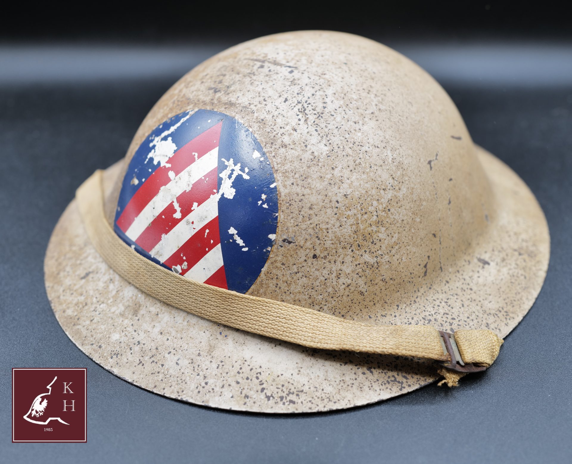 WW2 U.S. Home Front Civil Defence Helmet - Brodie - Karl Häuser