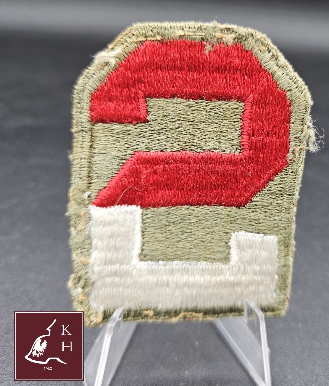 WWII US Army Second Army Patch - Karl Häuser