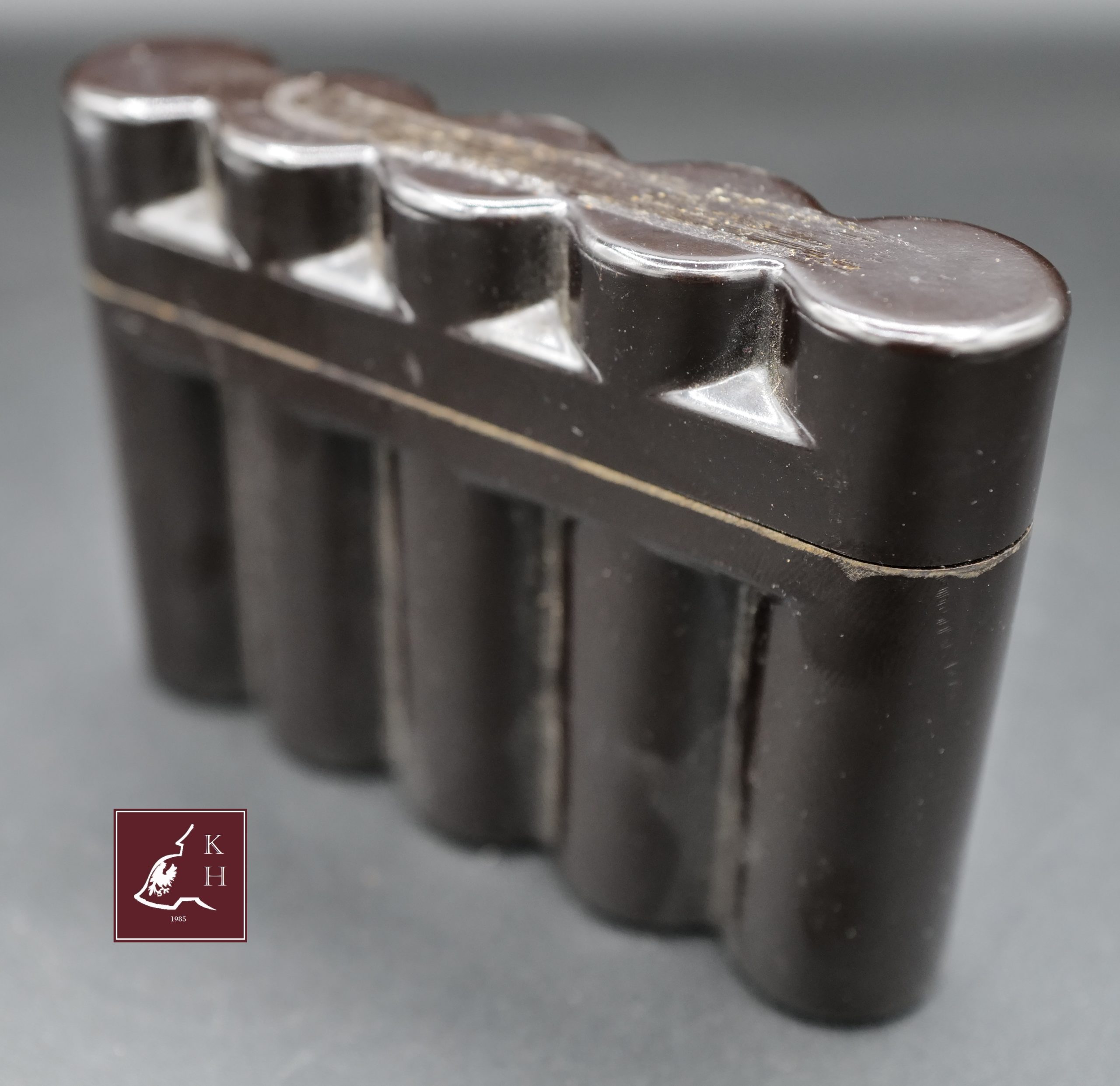 WWII German M24 Stick Grenade Fuse Box - bakelite - Karl Häuser