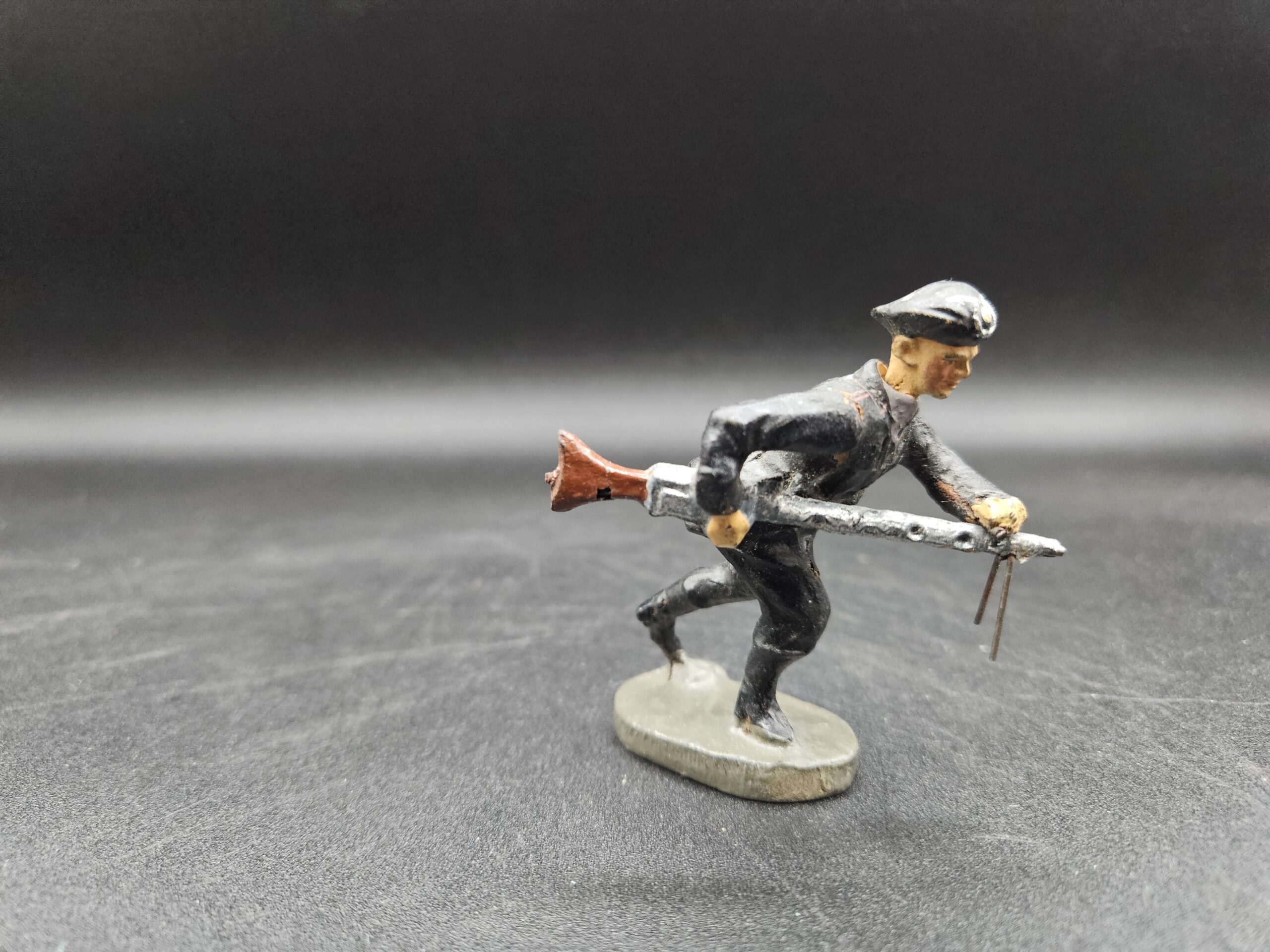 Elastolin Panzer soldat mit MG - Karl Häuser