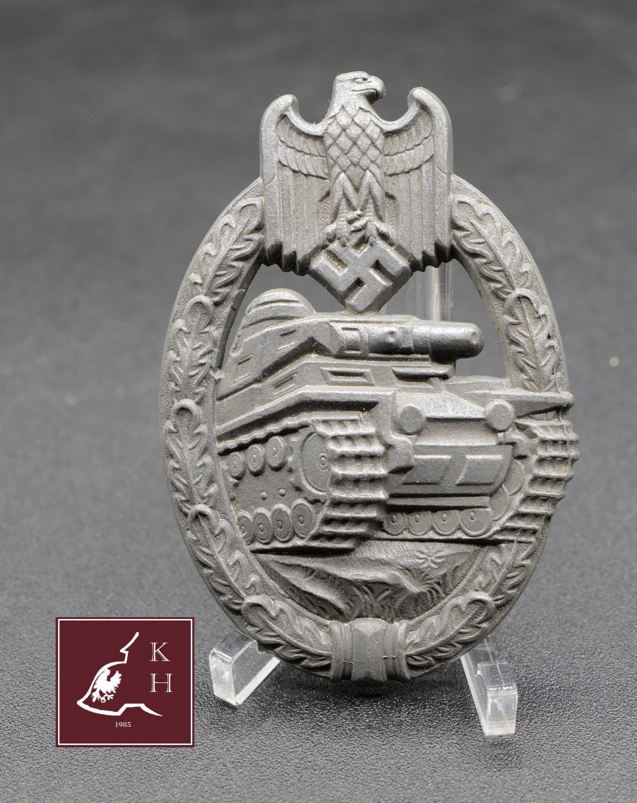 Panzerkampfabzeichen in Silver - Tank Assault Badge in Silver "Daisy ...