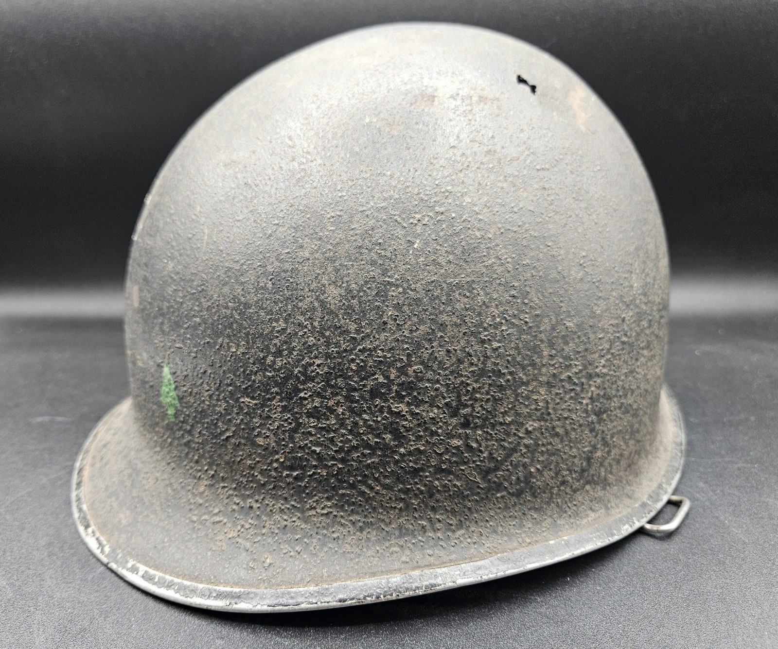 US M1 HELMET SHELL FRONT SEAM SWIVEL BAIL - 91st Infantry Division ...
